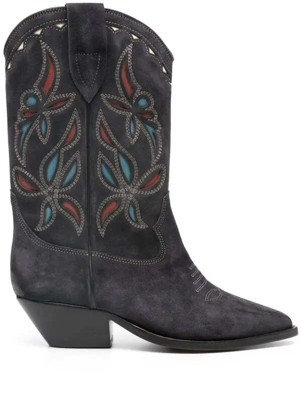 Isabel Marant Duerto 50mm Leather Boots - Black