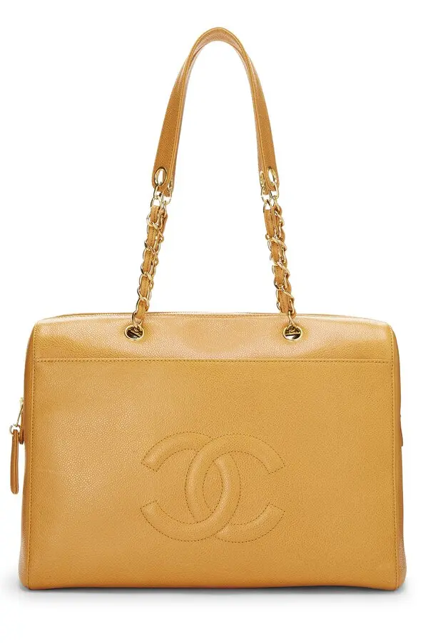 Chanel Caviar Zip Tote