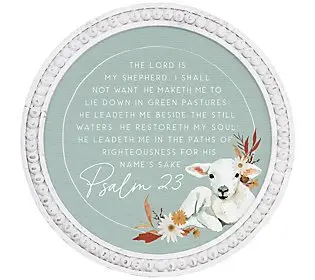 SINCERE SURROUNDINGS 14' Psalm 23 Lamb Beaded A Rt