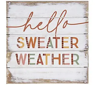 SINCERE SURROUNDINGS 8' Hello Sweater Plaid Pal Let Petite