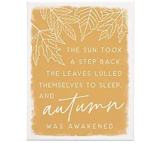 SINCERE SURROUNDINGS 17' Autumn Awakened Wrappe Canvas