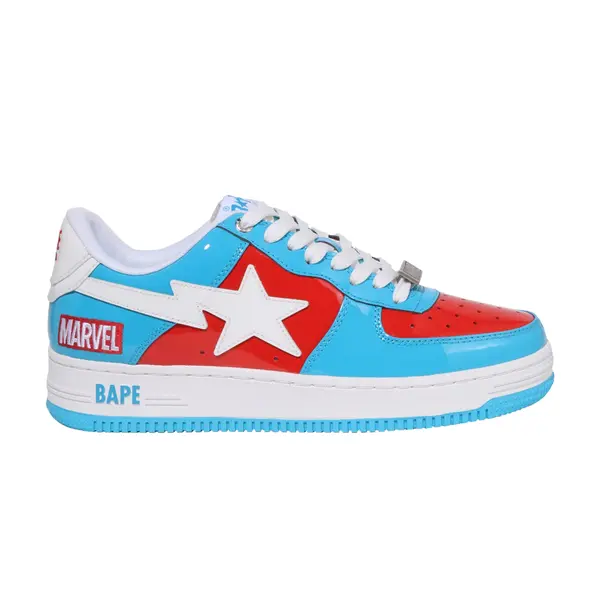 BAPE X Marvel Bapesta 'captain America' Sneakers - Blue