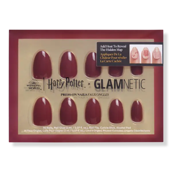 GLAMNETIC Harry Potter Marauder's Map Press-on Nails - One-color ...