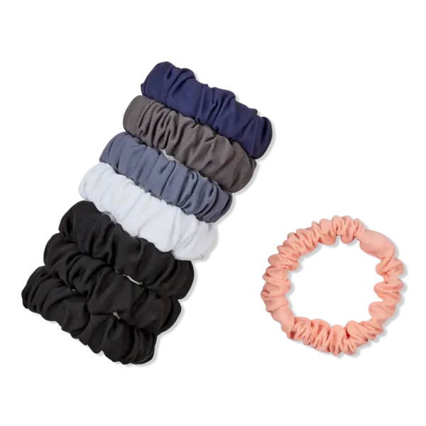 SCUNCI Ruched Mini Scrunchies 8-pack