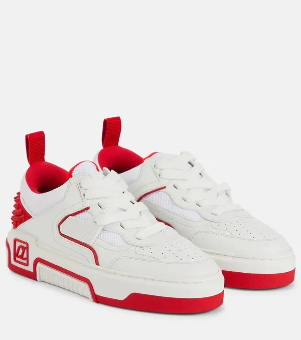 CHRISTIAN LOUBOUTIN Astroloubi Leather Sneakers - White