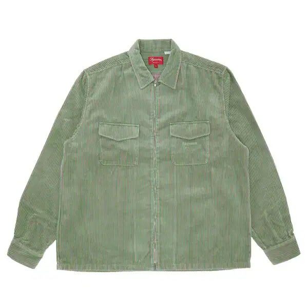 トップス Supreme 2-Tone Corduroy Zip Up Shirt Supreme 2-Tone Corduroy Zip Up Shirt (SS23) - $148