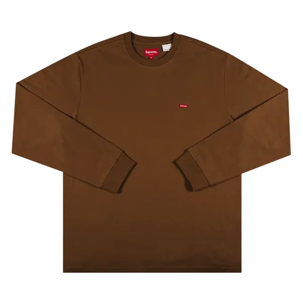 Supreme Small Box Long-sleeve Tee - Brown