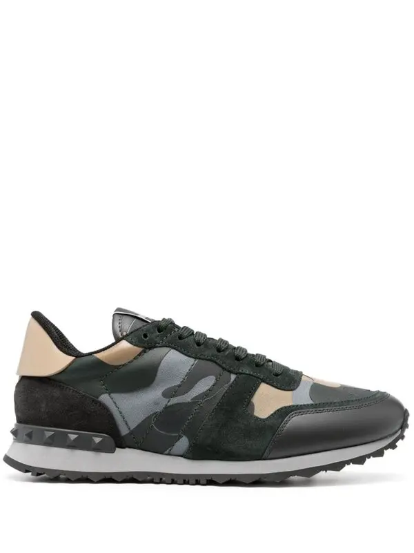 Valentino Garavani Camouflage Rockrunner Sneakers