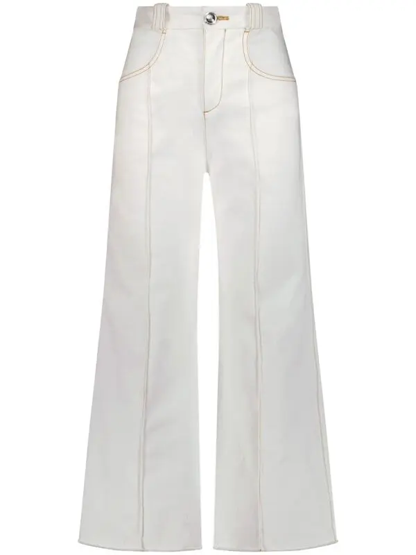 Giambattista Valli Wide-leg Jeans - White