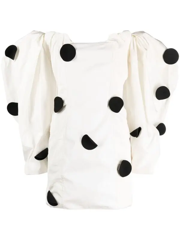 Jacquemus La Robe Taffetas Minidress - White