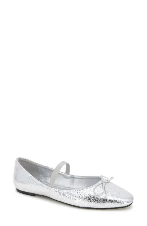 KENNETH COLE Myra Ballet Flat - Silver Metallic