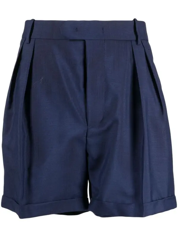 Bally Pleated Twill Tailored Shorts