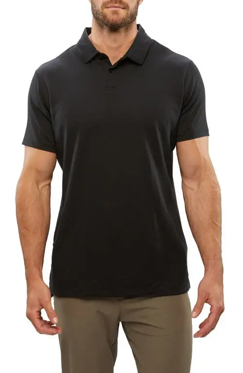 CUTS Coz Split Hem Polo - Black
