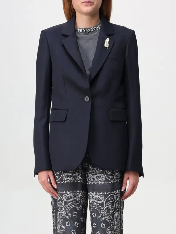Golden Goose Deluxe Brand Blazer In Navy - 40% Off | Editorialist
