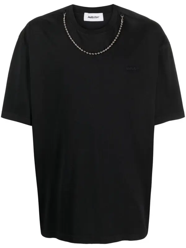 AMBUSH Ballchain Cotton T-shirt - Black