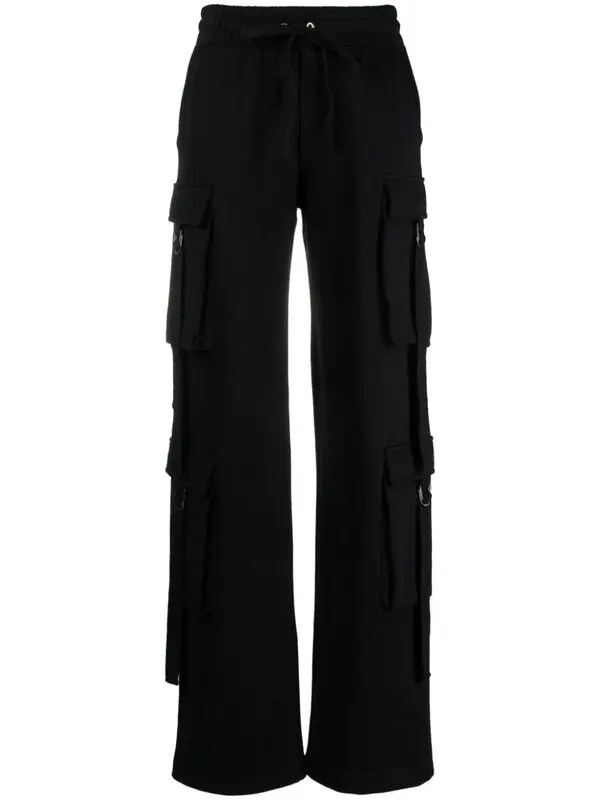 Blumarine Straight-leg Cotton Cargo Trousers