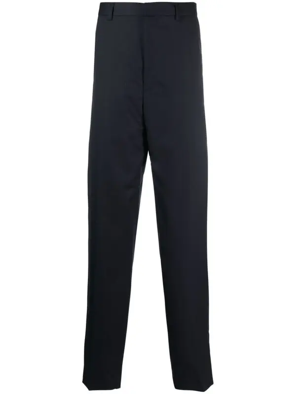 A.p.c. Tapered Wool Trousers - Blue