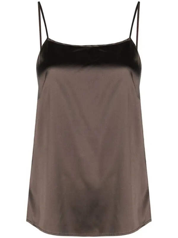 Peserico Satin-weave Tank Top