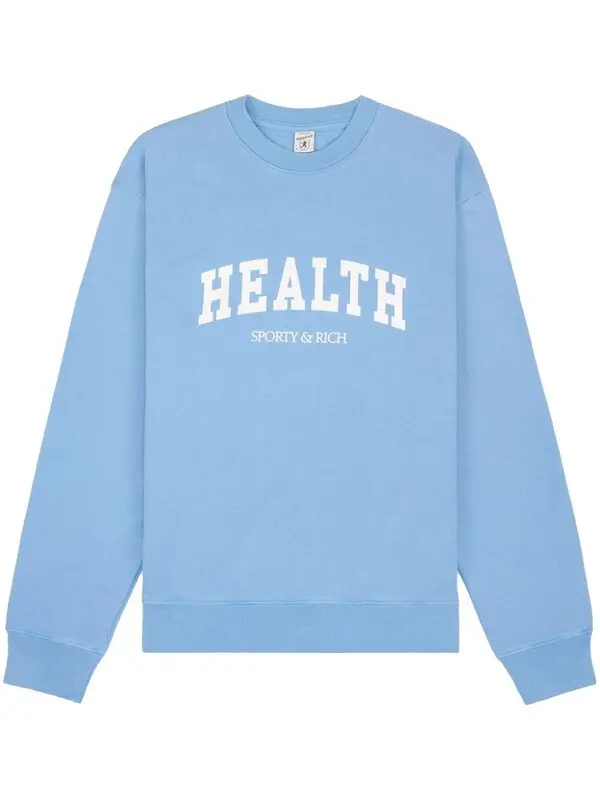 SPORTY & RICH Health Cotton Sweatshirt
