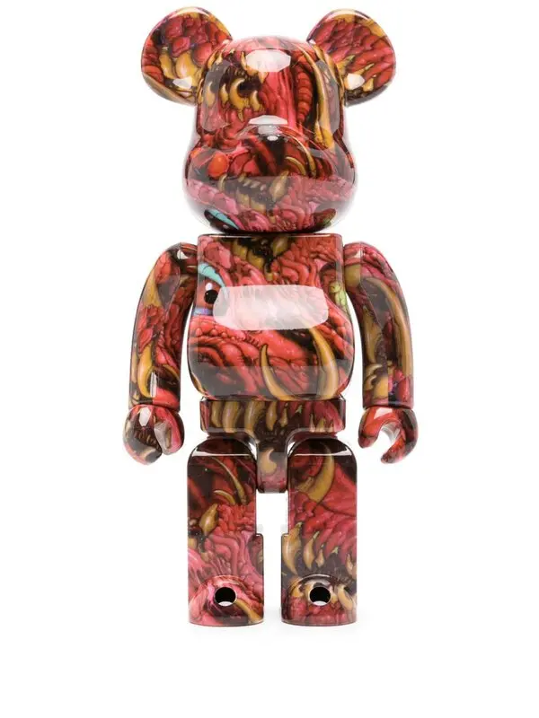 MEDICOM TOY Lango Dragon 400% Be@rbrick Figure - Red | Editorialist