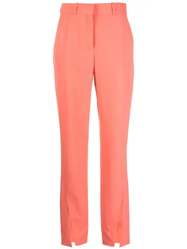 Balmain Split-hem Tapered Trousers - Orange