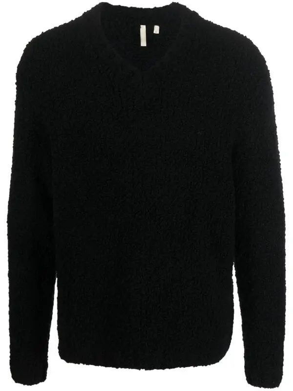 SUNFLOWER Merino Wool-blend V-neck Jumper