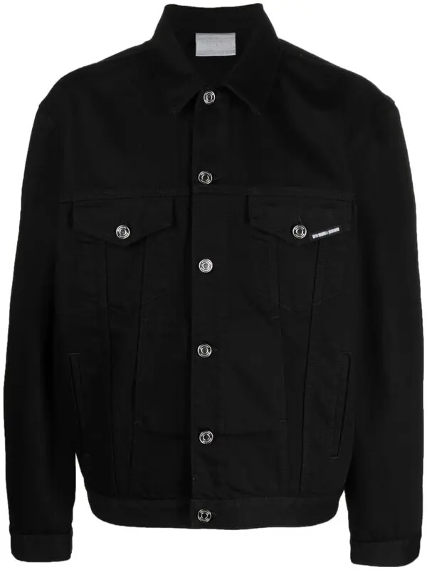 VTMNTS Logo-print Denim Jacket