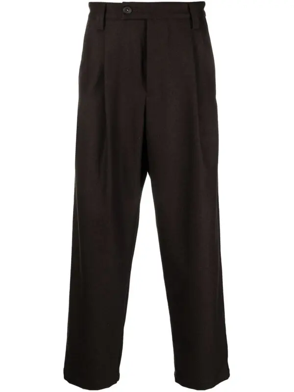 A.p.c. Renato Straight-leg Trousers - Brown