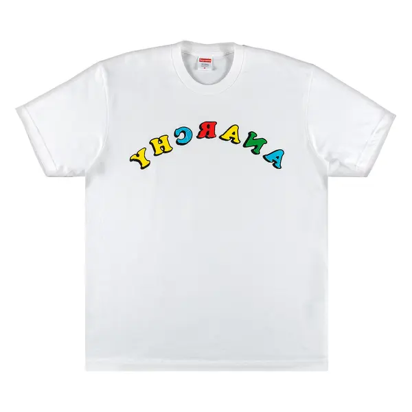 Supreme X Jamie Reid Anarchy Tee - White