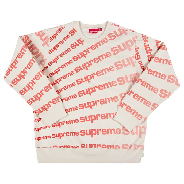 Supreme Radial Crewneck - Tan