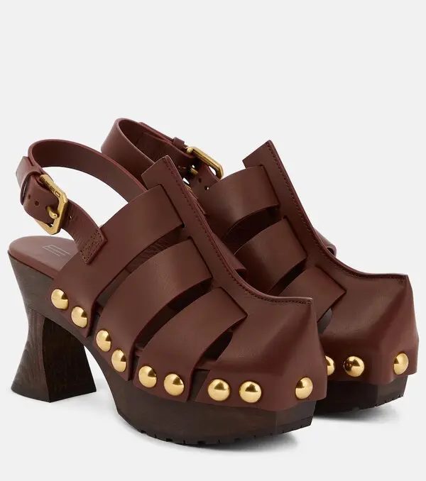Etro Leather Clogs
