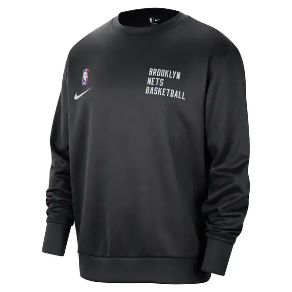 Nike Brooklyn Nets Spotlight Dri-Fit Nba Crew-Neck Sweatshirt