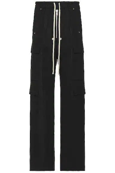 Rick Owens Bela Cargo Pants In Black - 40% Off | Editorialist