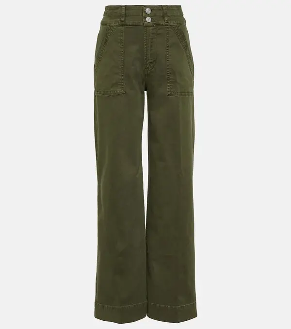 FRAME High-rise Wide-leg Jeans