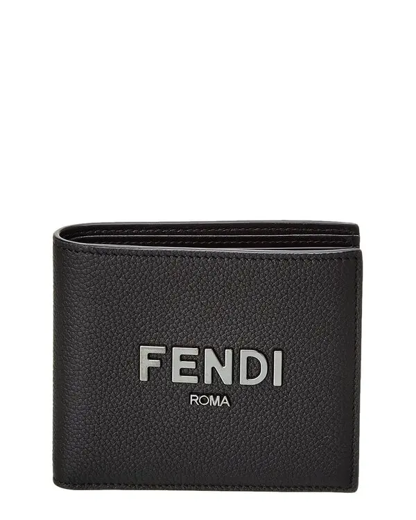 Buy Fendi Signature Leather Bifold Wallet - Black At 22% Off | Editorialist