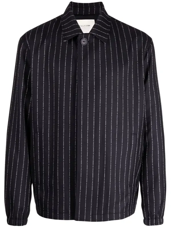 1017 Alyx 9sm Logo-stripe Virgin Wool Jacket