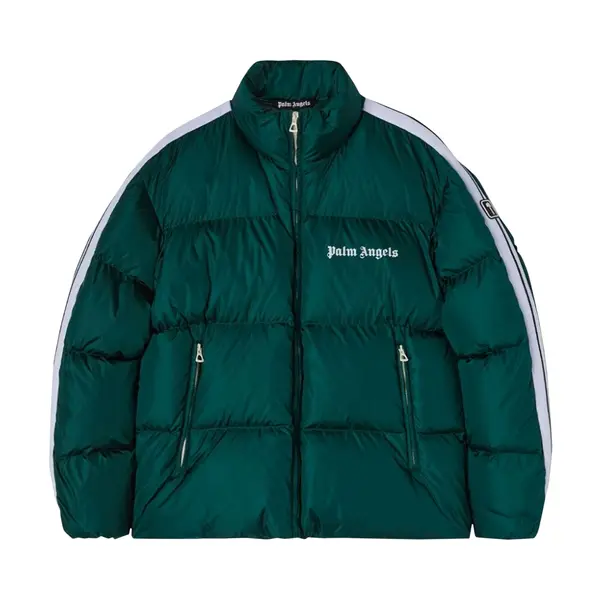 Palm Angels Classic Track Down Jacket - Green