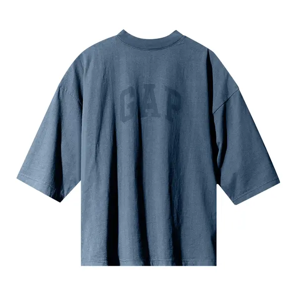 Yeezy Engineered Balenciaga Dove 3/4 Sleeve Tee 'dark - Blue