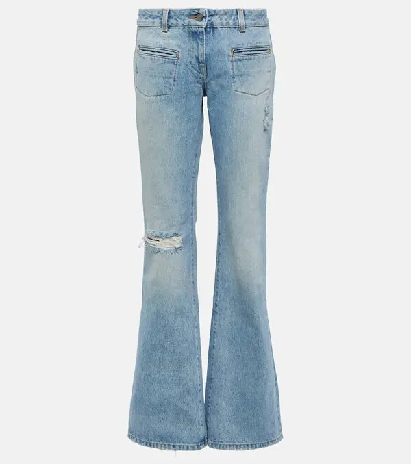 Palm Angels Flared Jeans - Blue