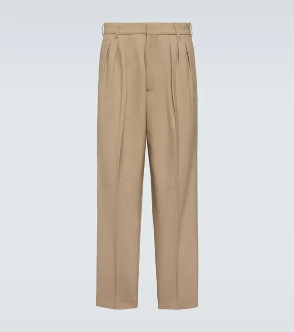 Kenzo Virgin Wool Straight Trousers