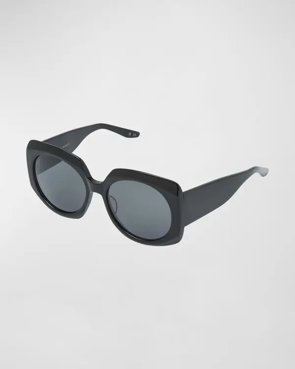 Barton Perreira X Sarah Hoover Delia Square Sunglasses