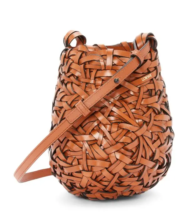 Loewe Leather Nest Bag - Brown
