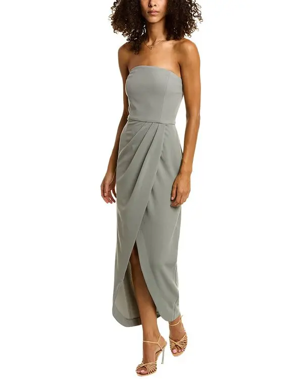 Buy WAYF Angeliq Maxi Dress - Green At 78% Off | Editorialist