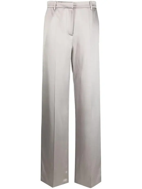 Magda Butrym Silk Trousers - Grey