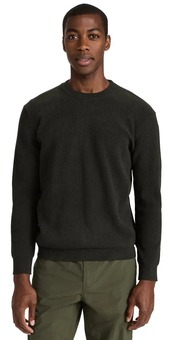 Nn07 Danny Lightweight Sweater - Dark Army