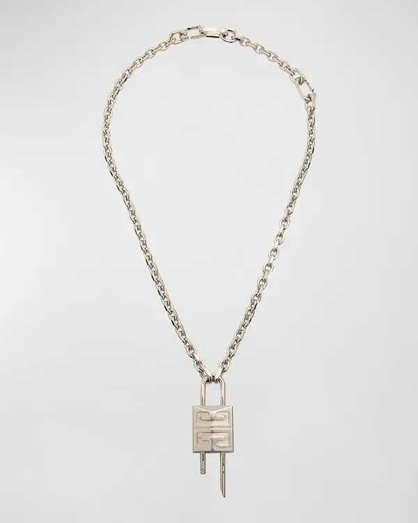 Givenchy 4g Padlock Chain Necklace