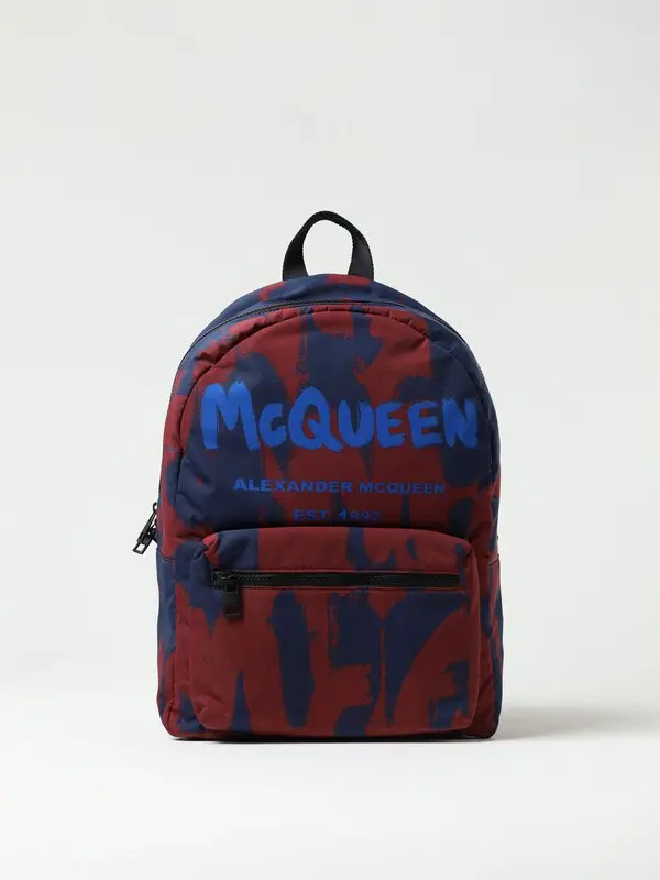 Alexander McQueen Printed Nylon Backpack - Multicolor