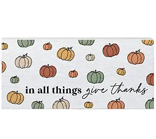 SINCERE SURROUNDINGS 12' Give Thanks Pumpkins I Spire Board