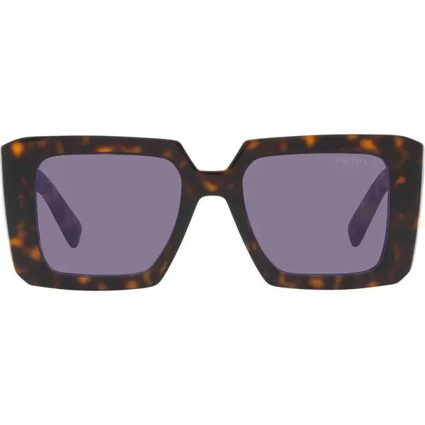 Prada 51mm Square Sunglasses - Tortoise