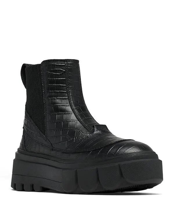 Sorel Caribou X Platform Chelsea Boots - Black/black